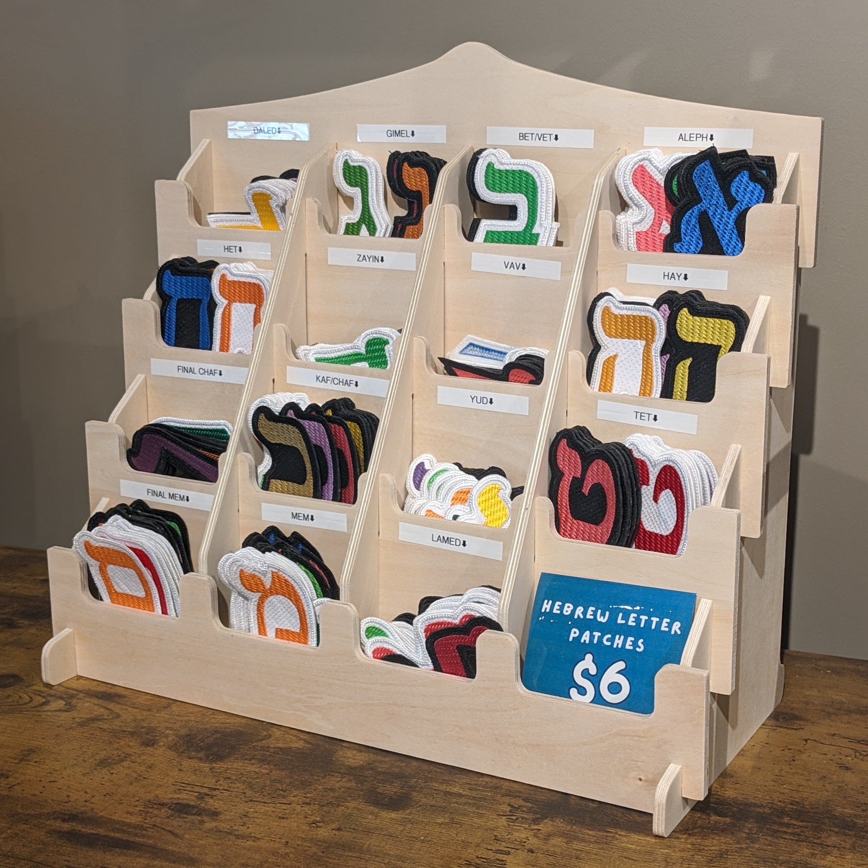 Hebrew Letter Patches | Museum of the Southern Jewish Experience