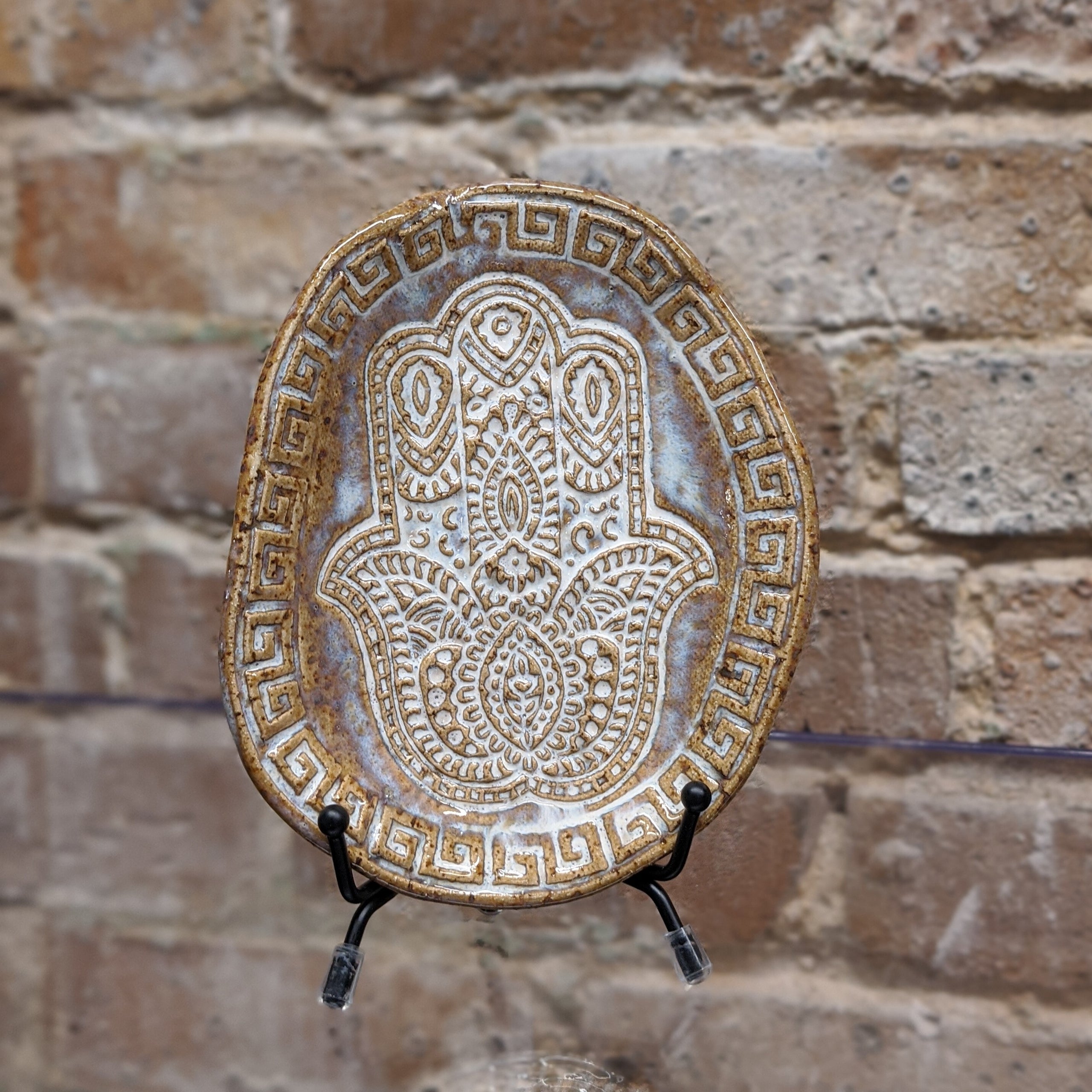 Oval Hamsa Dish | Museum of the Southern Jewish Experience